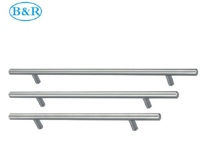 เฟอร์นิเจอร์ครัวอลูมิเนียมอัลลอยด์มือจับ HZ2001 Sand Chrome Surface